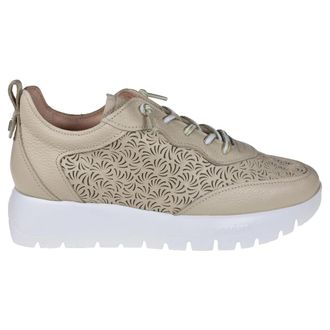 Wonders Beiger Leder Cairo Sneaker - - Shoes - Damen - Beige - 42 EU