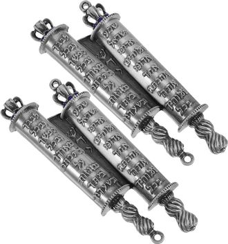 Artibetter Metall T&uuml;rrollen mit Schriftrolle f&uuml;r Haust&uuml;r Religi&ouml;se Judaica Wohndekoration Abgerundete Kanten Langlebig Geeignet f&uuml;r Wohnzimmer und Chanukka