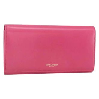 Saint Laurent Pre-owned Vintage Geldb&ouml;rse - - Pre-owned - Damen - Rosa - ONE SIZE