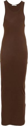 Entire studios robe mi-longue à bretelles - Marron