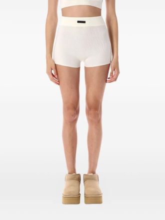 Fear of God short côtelé à patch logo - Tons neutres