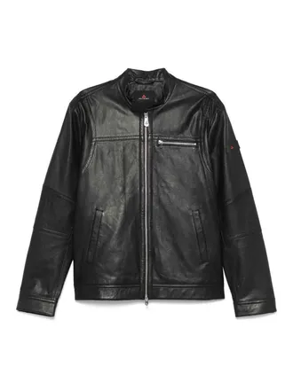 Peuterey Blouson En Cuir - Noir