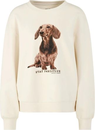 Marc Cain Femme, Sweatshirts et sweats à capuche, Beige, Taille: 42 FR Zs 44.12 J09 SweaT-shirt