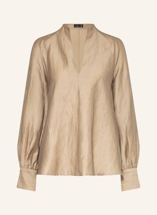 van Laack Van Laack Blusenshirt Vl-Anani-Kn Aus Leinen gold