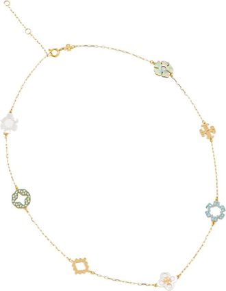 Tory Burch Femme, Accessoires, Jaune, Taille: ONE Size Collier ForgetMe