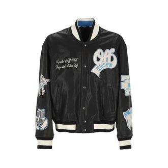 Off-white Lederbekleidung Off-white - - Jackets - Herren - Schwarzk - L