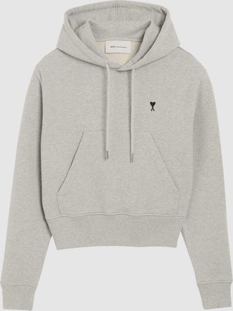 Ami Sweatshirt Ami De Coeur Gris Cendre Chine Noir