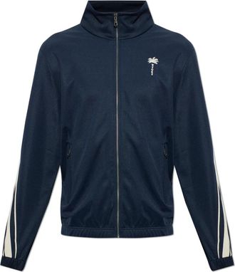 Palm Angels Rei&szlig;verschluss-Sweatshirt - - Sweatshirts & Hoodies - Herren - Blau - M
