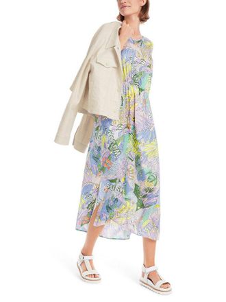 Marc Cain Sommerkleid Sky Colours Premium Damenmode Gemustertes Kleid Rethink Together
