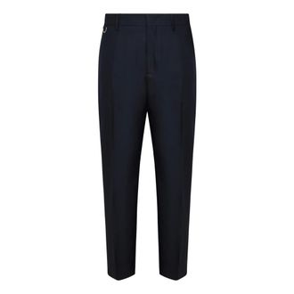 low brand Homme, Pantalons, Bleu, Taille: W32 Pantalon Bleu &Agrave; Jambe Fusel&eacute;e En Laine M&eacute;lang&eacute;e