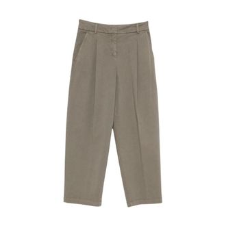 Via Masini 80 Cropped Hosen - - Trousers - Damen - Gr&uuml;n - S