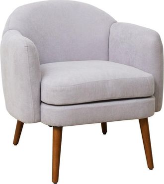 SVITA Svita - johan fauteuil chaise longue fauteuil rembourré accoudoirs rembourrés moderne gris clair