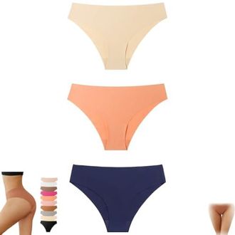 Generic Sous-v&ecirc;tements sans bout de chameau pour femme, r&eacute;sistant &agrave; la transpiration, respirant, confortable, sans couture, sous-v&ecirc;tements invisibles en soie 