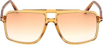 Tom Ford unisex, Accessoires, Multicolore, Taille: 59 MM Kemp Ft1177 Lunettes de soleil