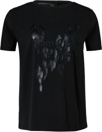 Comma Kurzarmshirt T-Shirt T-Shirt mit Artwork