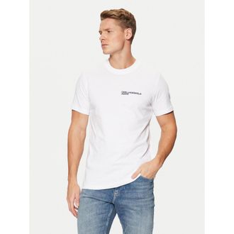 Karl Lagerfeld T-Shirt A1M17003 Weiß Slim Fit
