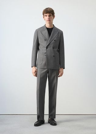 Mango Ricardo Anzughose im Regular Fit grau - Herren - 40 - MANGO MAN