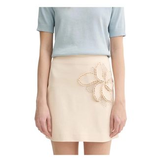 Twinset Damen, R&ouml;cke, Beige, MGr&ouml;&szlig;e