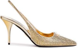 Prada Sling-back &agrave; strass