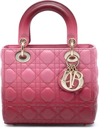 Dior Hobo Bags - Small Gradient Lambskin Cannage Lady Dior - Gr. unisize - in Gold - f&uuml;r Damen