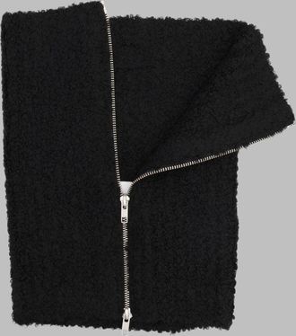 Maison Margiela Zip Closure Neck Warmer - Black