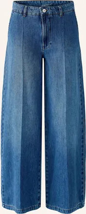Oui Wide Leg Jeans blau