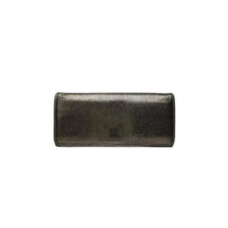 Loewe Pre-owned Leder-Geldb&ouml;rse - - Pre-owned - Damen - Grau - ONE SIZE