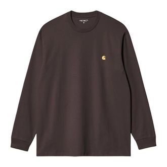 Carhartt Work in Progress L/S Chase T-Shirt - - Tops - Herren - Braun - S