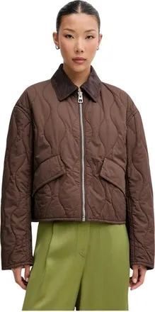 Marc O'Polo Femme, Vestes, Brun, Taille: 38 FR Harrington Jacket