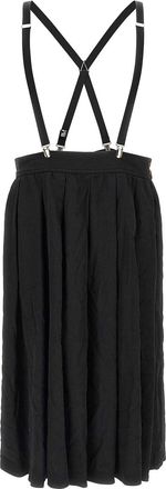 Comme Des Gar&ccedil;ons Jupe Midi - Noir