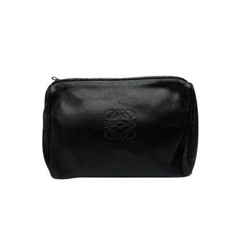 Loewe Pochette en cuir Pre-owned - Femme - Pre-owned - Noir - Taille: ONE Size