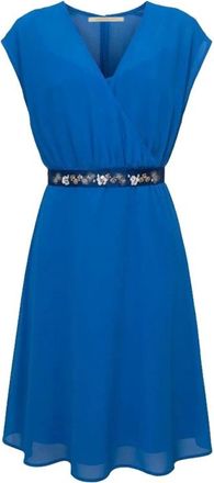 Pennyblack Femme, Robes, Bleu, Taille: 38 FR Pbpfaglia Wrap Dress