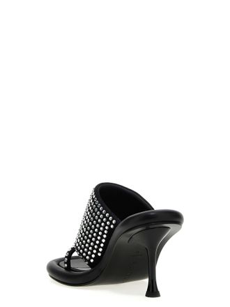 J.W.Anderson Crystal-Studded Mule - Black