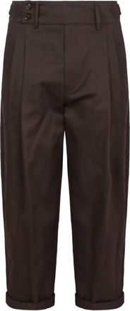 Dolce & Gabbana Homme, Pantalons, Brun, Taille: L Pantalon en twill de coton