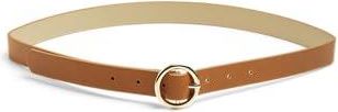 Pieces PCBONNA Jeans Belt Noos Ceinture, Detail: Gold Buckle/Cognac, 80 cm Femme