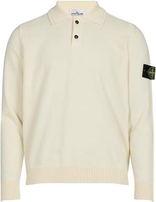 Stone Island Polo droit en laine vierge
