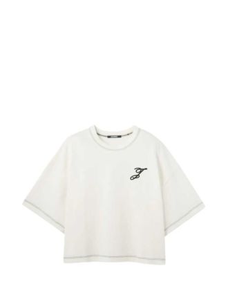 Jacquemus T-shirt avec logo brod&eacute;