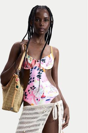 Desigual Badeanzug Nasau 26SWMK17 Bunt