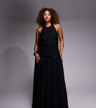 Forever New Robe longue &agrave; godets - Noir