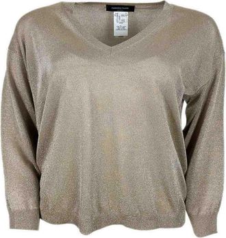 Fabiana Filippi Pull Col Rond - Beige