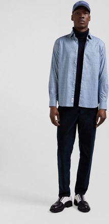 Eden Park Chemise En Coton Ciel Coupe Slim