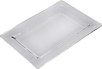 Cristalica Tablett Konfektplatte Kuchenplatte Klara 24 X 18 cm Hochwertiges Glas Moderner Zeitloser Style