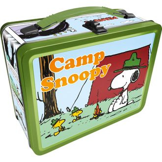 Aquarius Snoopy Beagle Scouts Fun Box - Stabile Blech-Aufbewahrungsbox mit Kunststoffgriff und gepr&auml;gter Frontabdeckung - Offiziell lizenziertes PeanutsMerchan