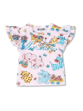 Moschino Short-Sleeve T-Shirt - Pink