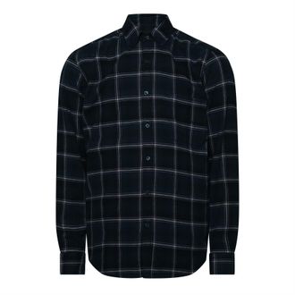HUGO BOSS Rickert Hemd f&uuml;r Herren, Button-Down-Kragen, Lang&auml;rmlig (Dunkelblau)