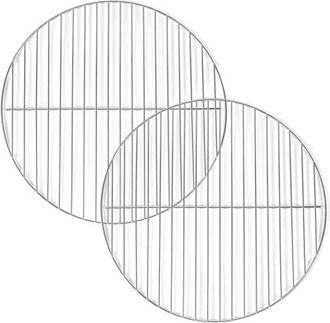 Amazon Basics Grillrost, ca. 37.3 cm, 2 St&uuml;ck, silberfarben
