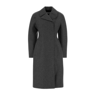 Jil Sander Manteau 83 - Femme - Manteaux - Gris - Taille: 44 FR