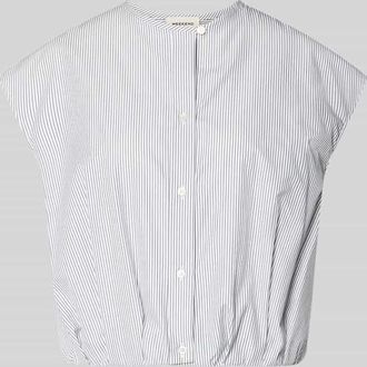 Max Mara Boxy Fit Kurzarmbluse aus reiner Baumwolle Modell GELATINA