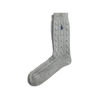 Ralph Lauren Cable-knit Pony Socks