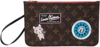 Louis Vuitton Pre-owned Neverfull MM Pouch - - Pre-owned - Damen - Braun - ONE SIZE